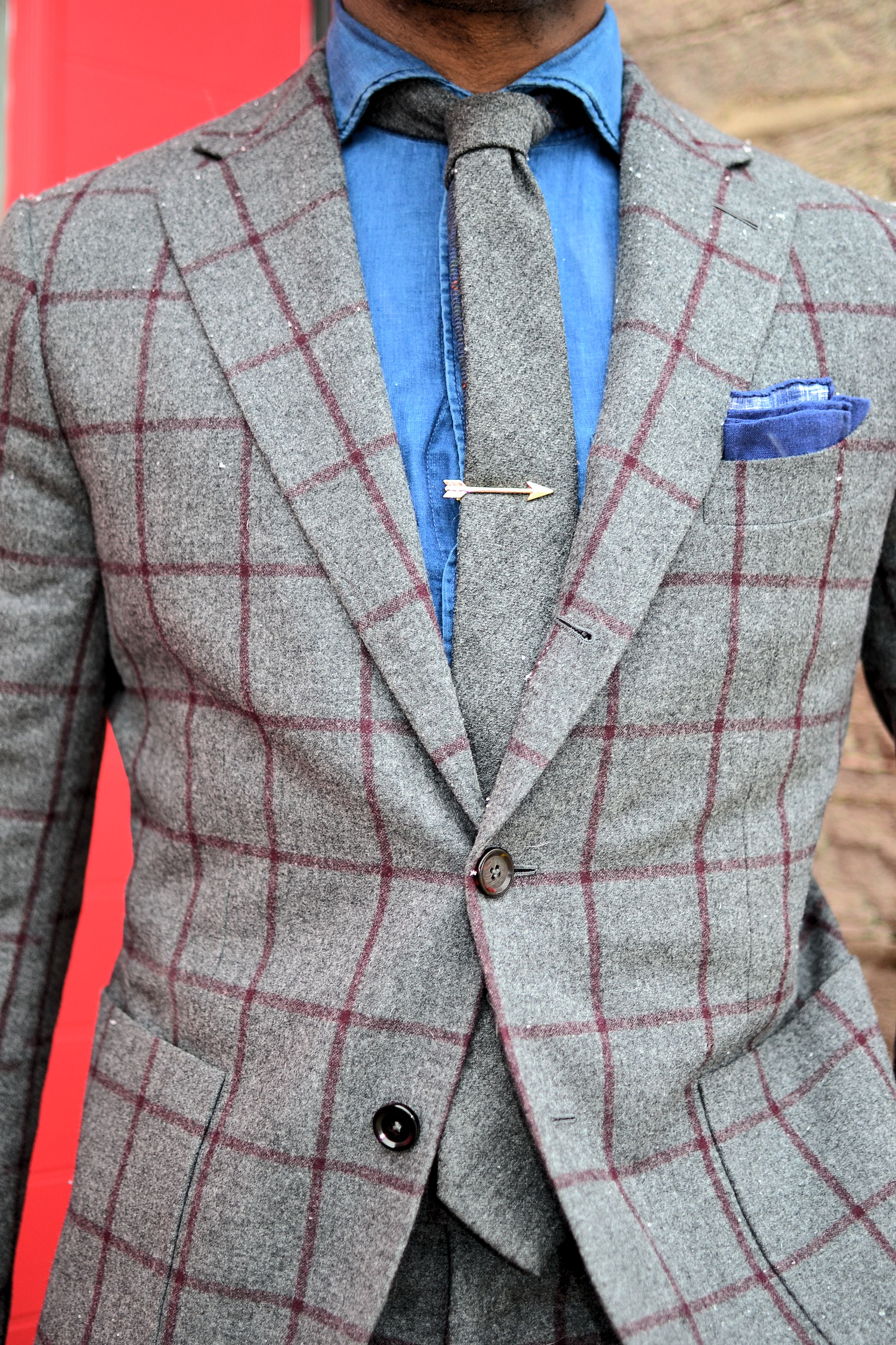 Windowpane Winter Suiting With Knot Standard – Men’s Style Pro | Men’s ...