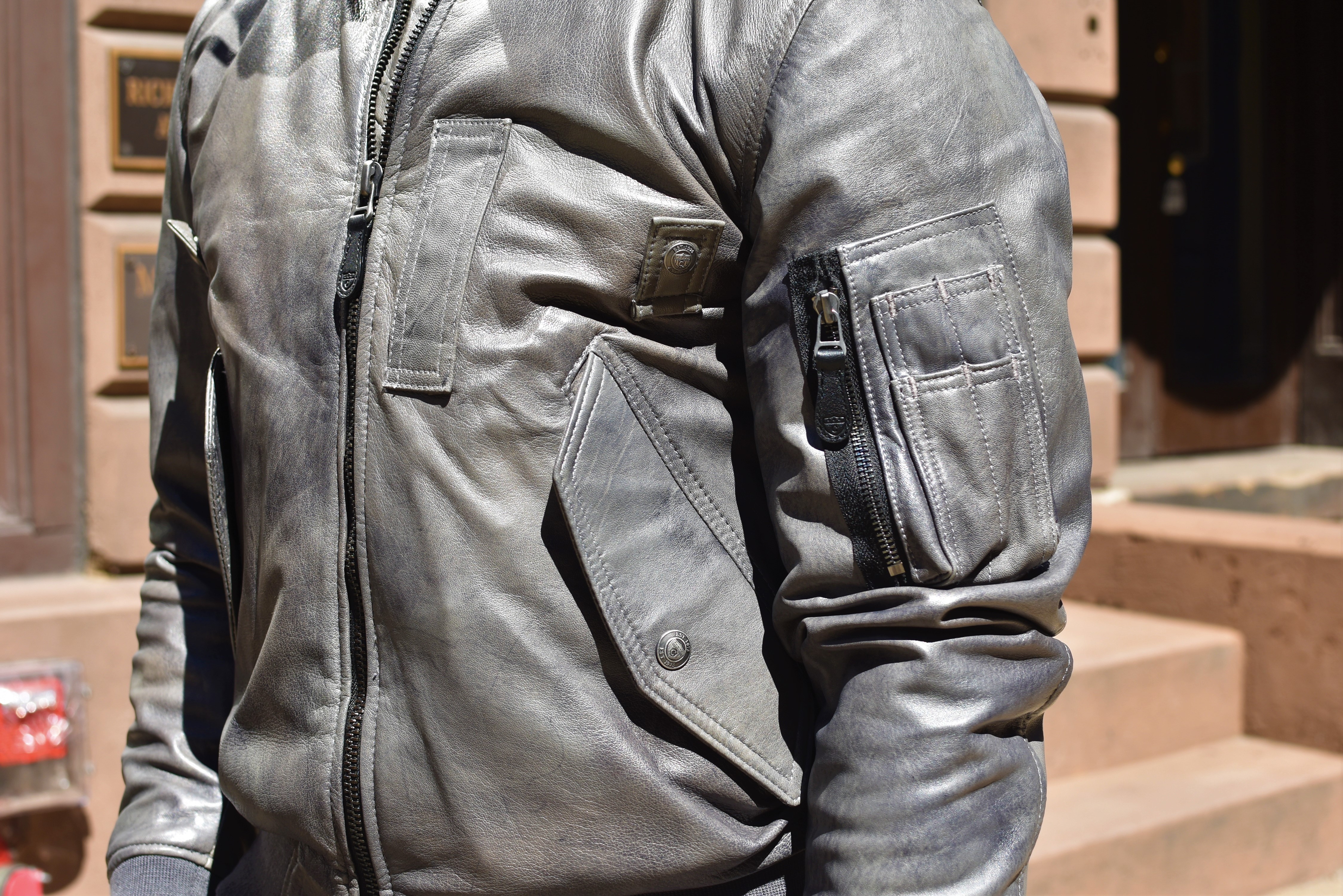 Grey Leather Is Better: Flight Jacket Edition – Men’s Style Pro | Men’s ...