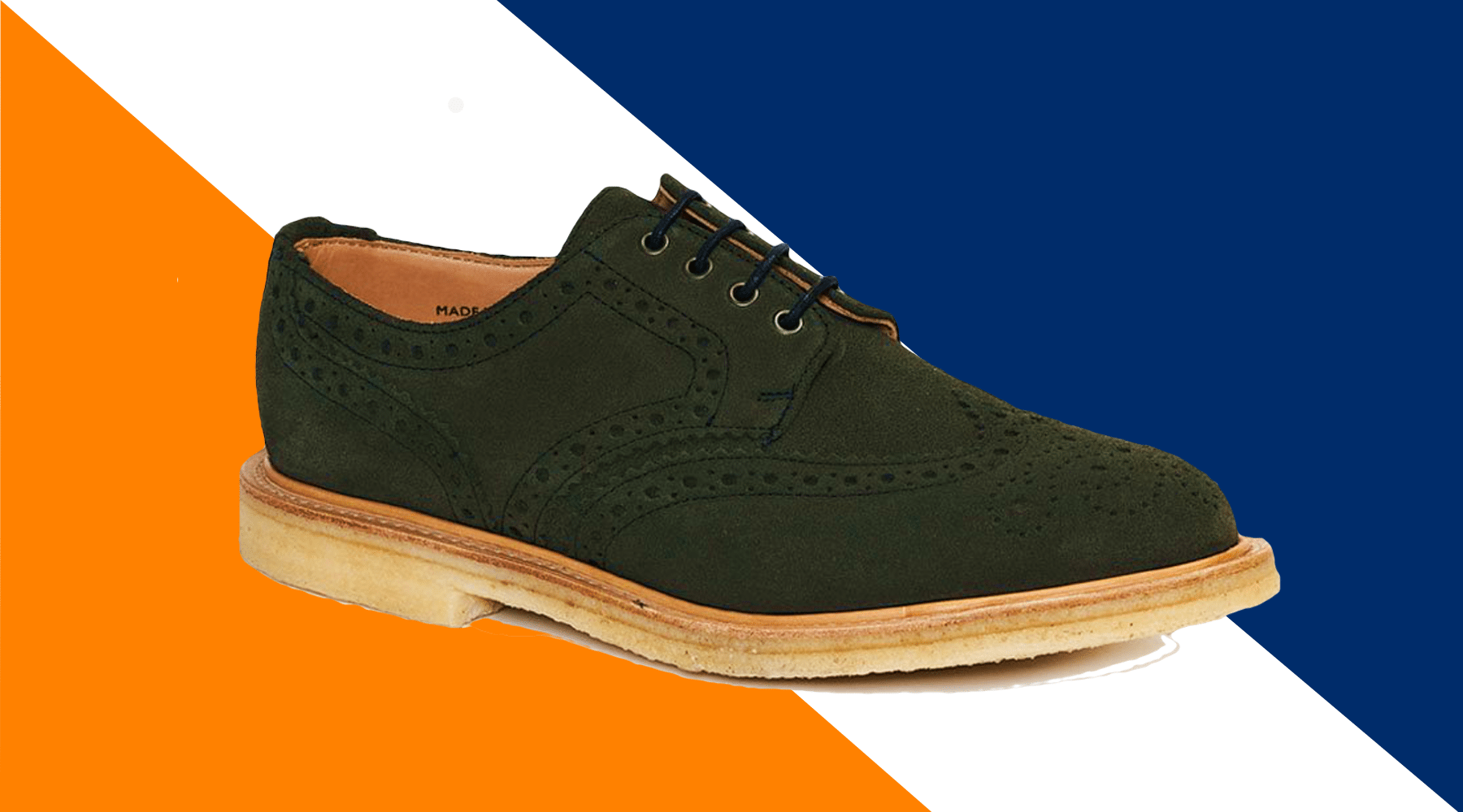 Your Spring Must Have: Blackstock & Weber Lewis Green Suede Wingtips